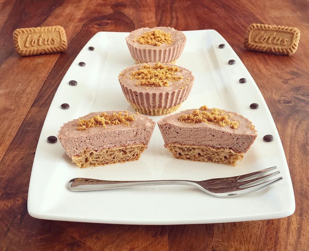 Karamell Schoko Lotus Biscoff Muffins - fitandsoulfood